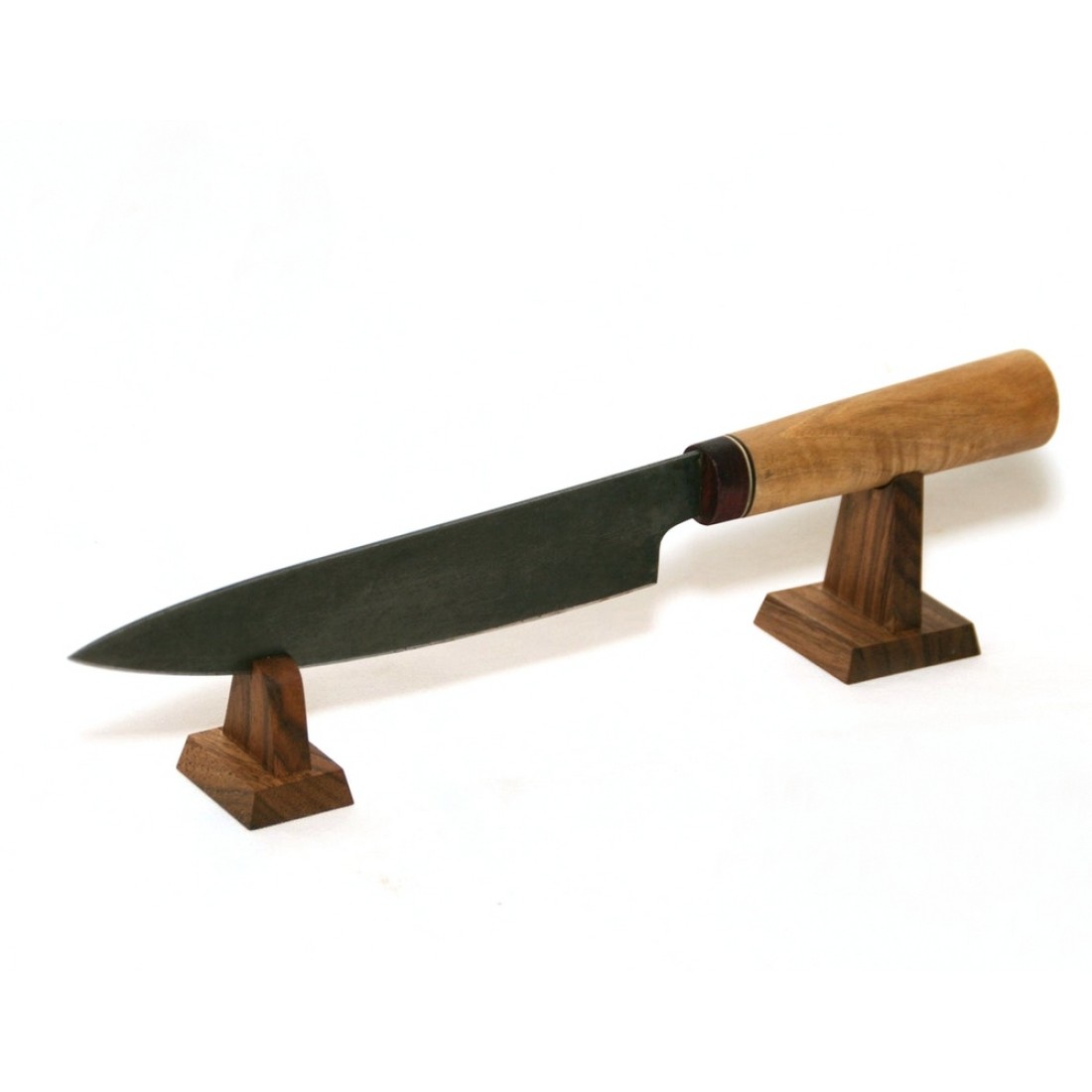 Kişiye Özel - Ahşap Knife Tasarım Bıçak Standı Saat, Tasarım Saat ...